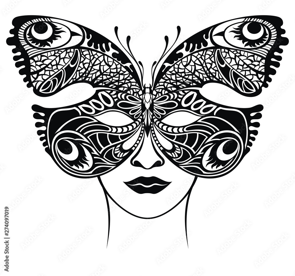 Venetian Masks Template