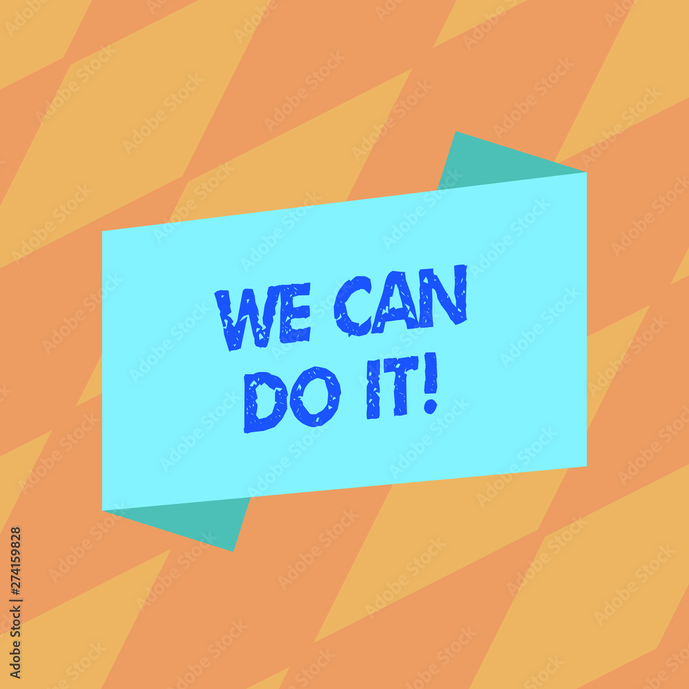 We Can Do It Poster Blank