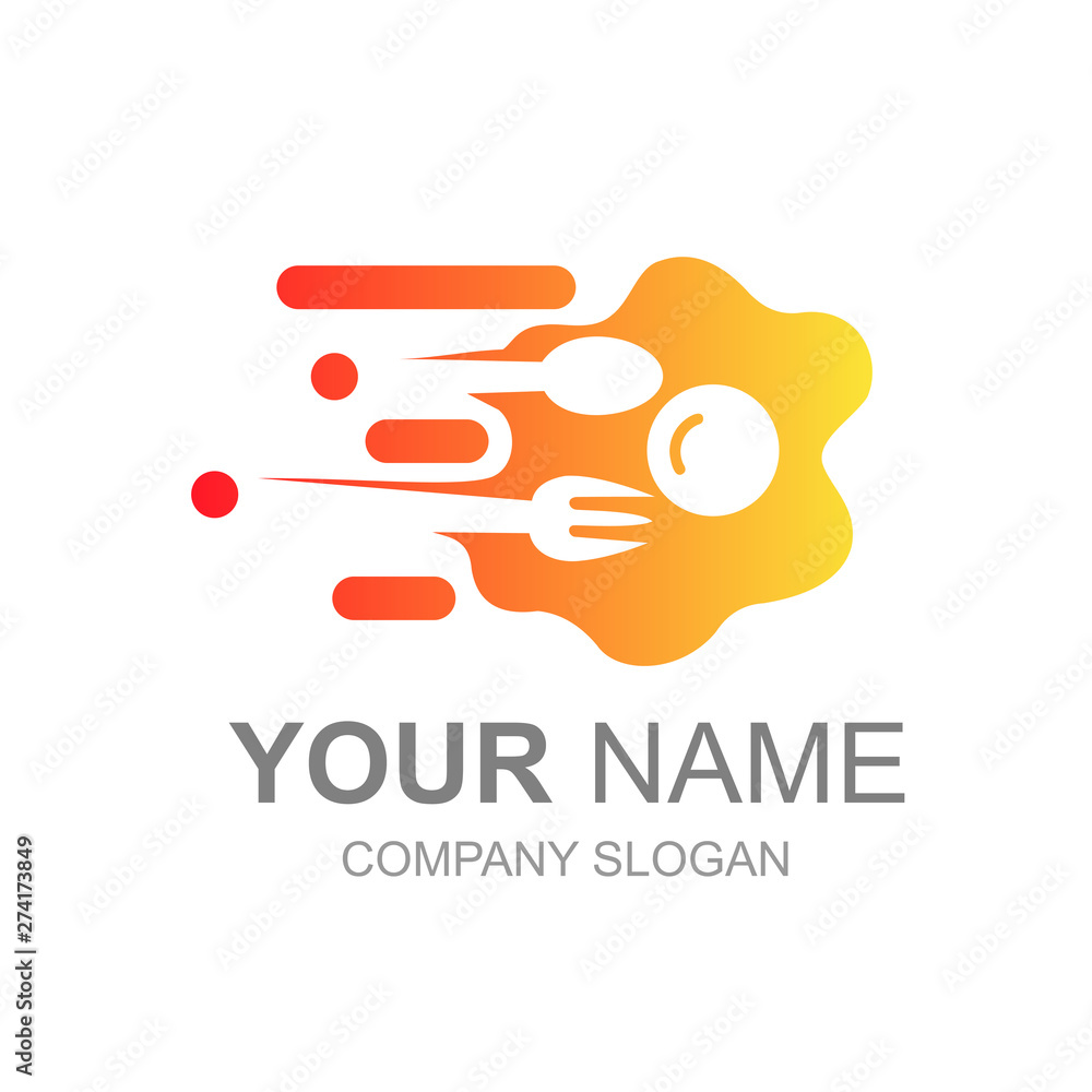 egg cooking logo with simple look, logo ready to use Stock Vector ...