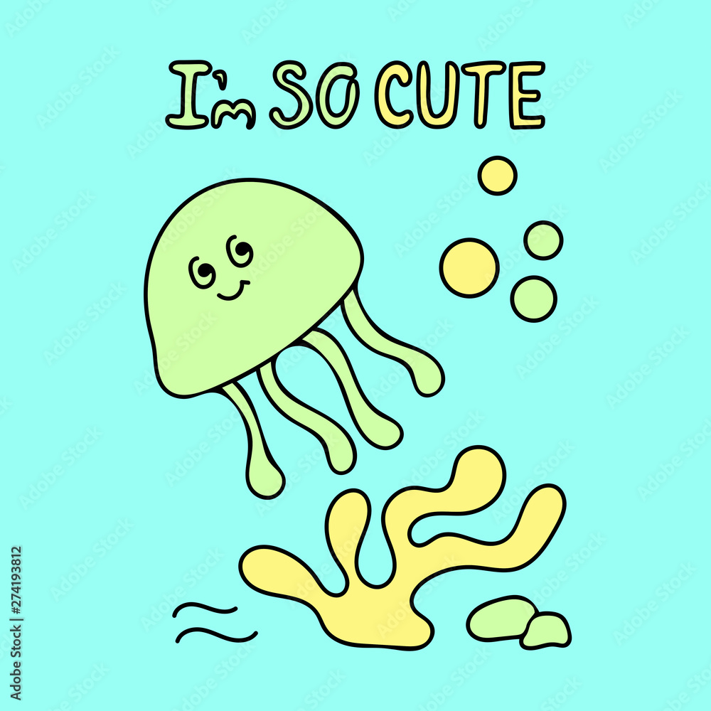 Underwater World And Wildlife Vector Illustration Of Cute Animals underwater-world-and-wildlife-vector-illustration-of-cute-animals
