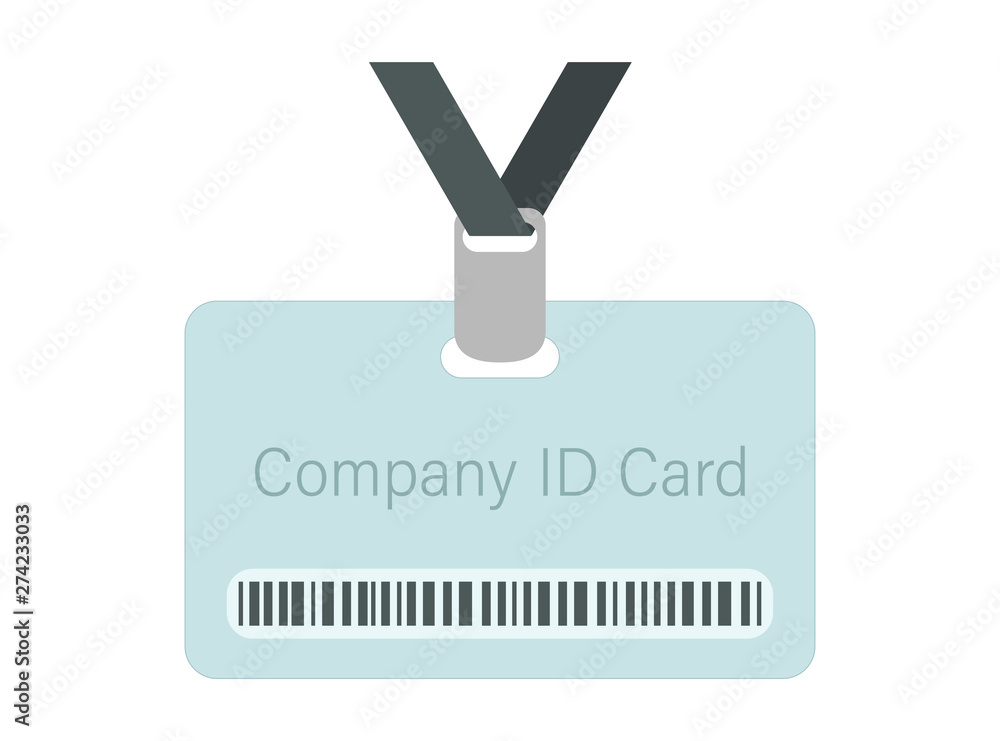 Company ID Card Icon. Personal identification card. Id card for ...