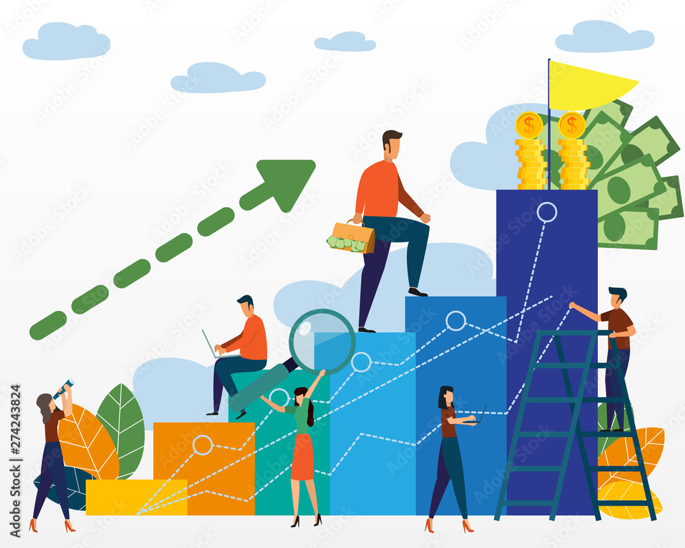 Company is engaged in the joint construction of column graphs, the rise ...
