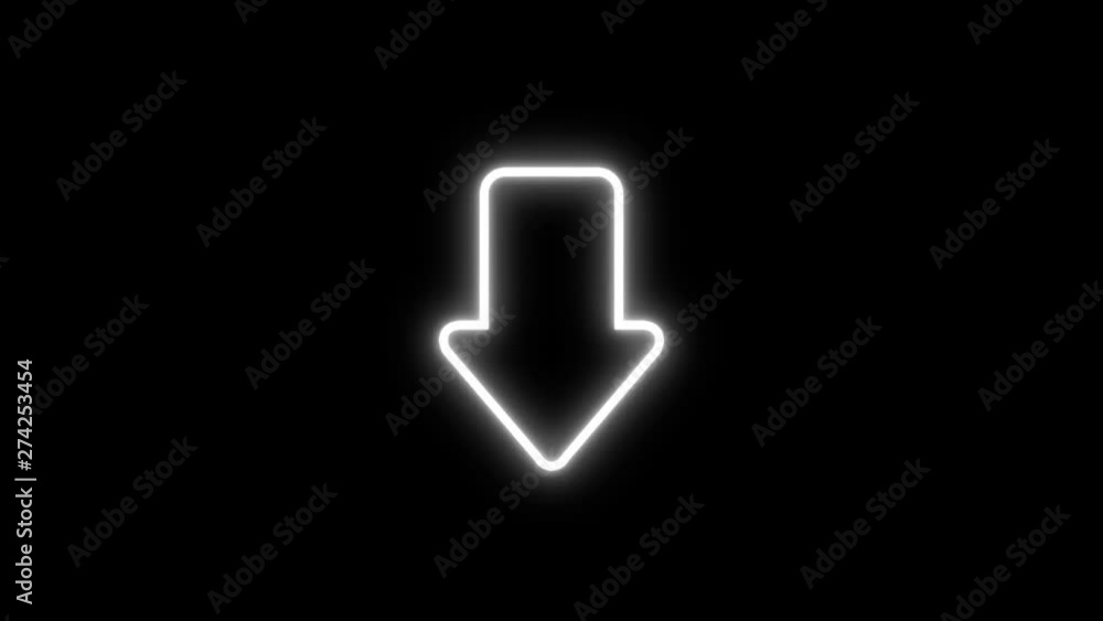 Keyboard arrow button. Animated Play in all directions, Video LED Icon ...