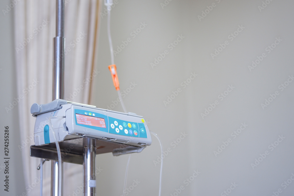 Infusion pump medical devices for dripping intravenous fluid or water ...