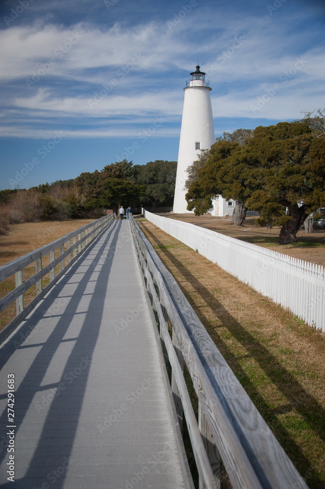 Ocracoke Light was built in 1823 by Massachusetts builder Noah Porter ...