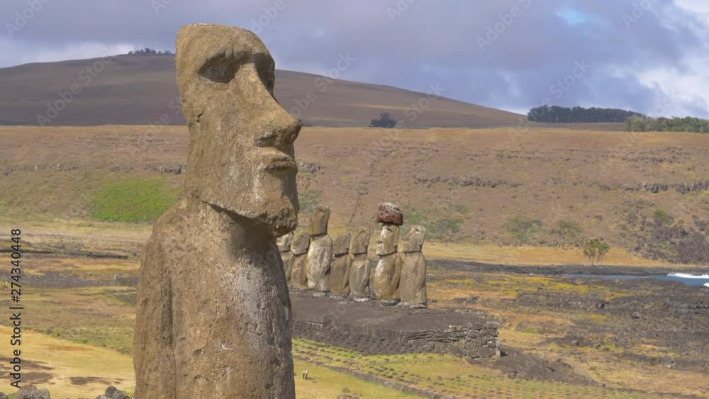 DRONE COPY SPACE: Stunning shot of a mysterious ancient monoliths ...