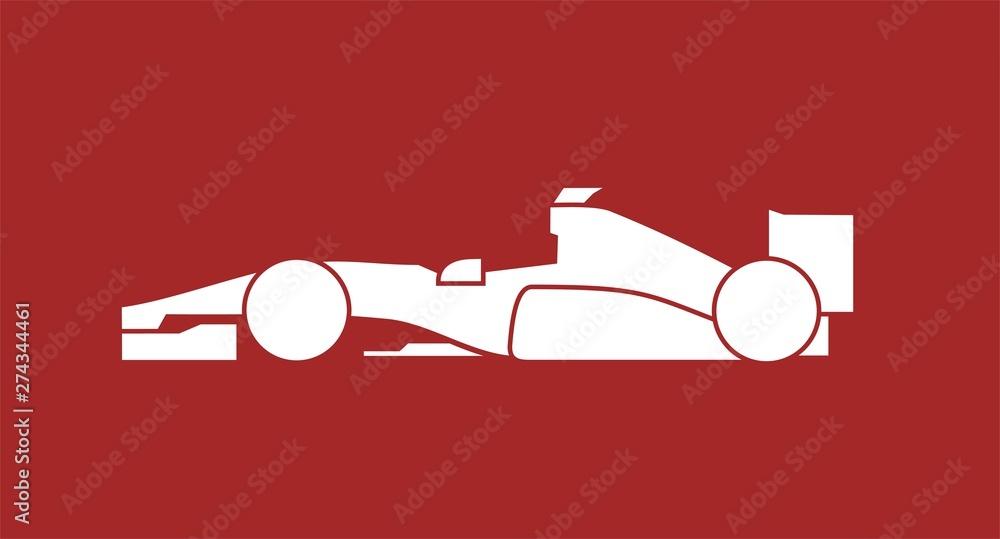 Design of racing formula car Stock Vector | Adobe Stock