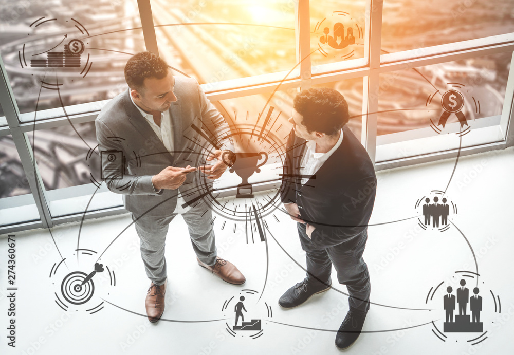 Achievement and Business Goal Success Concept - Creative business ...