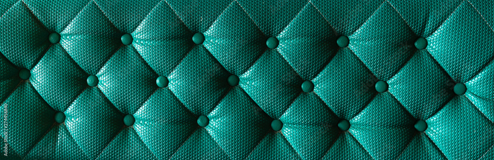 Natural dark green luxury of cow skin leather texture surface for ...