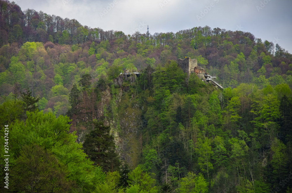 Poenari Fortress is Vlad Tepes castle, prince of medieval Wallachia ...