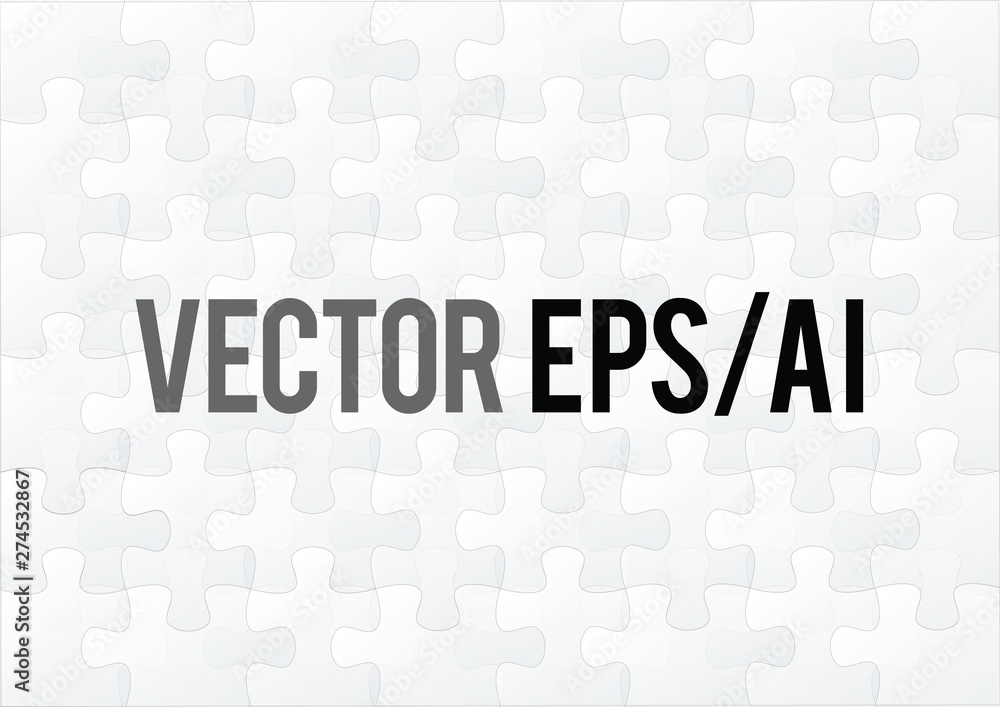 Horizontal vector white empty puzzle game background Stock Vector ... Horizontal vector white empty puzzle game background Stock Vector ...