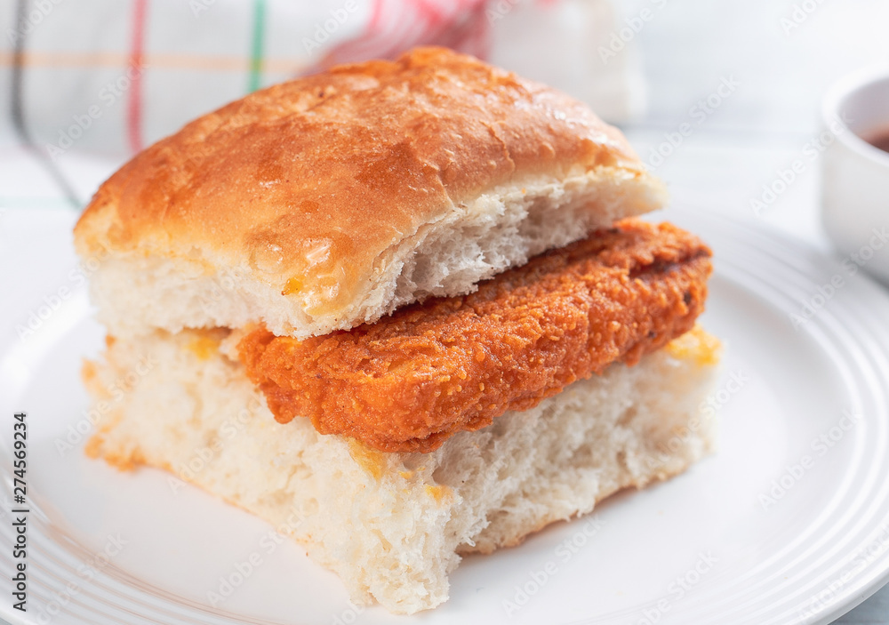 paneer vada pav from indian street food Stock Photo | Adobe Stock