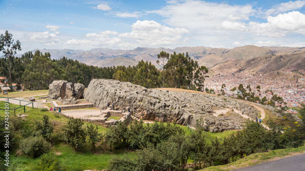 Qenko ruins (or Qenqo) is an archaeological site near Cusco, believed ...