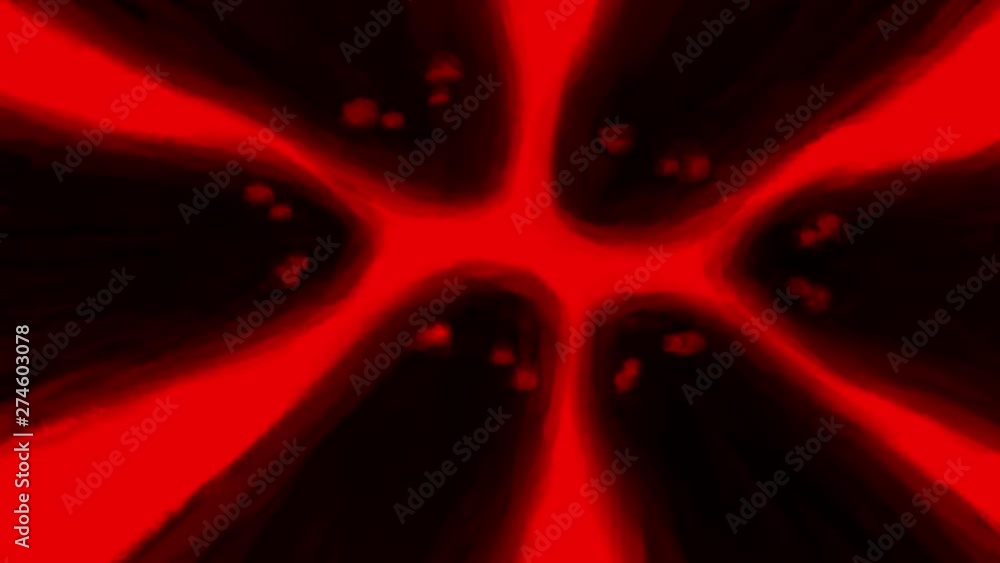 Scary evil ghosts of darkness animation. Genre of horror. Black and red ...