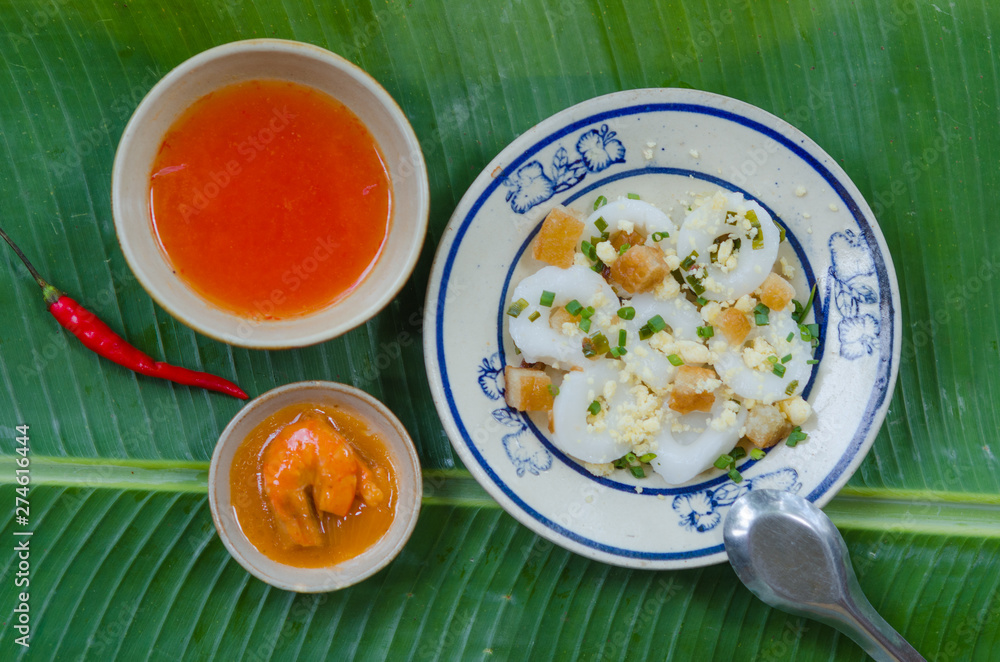 Banh Beo in Phan Thiet style. Banh Beo commonly calls Bloating Fern ...
