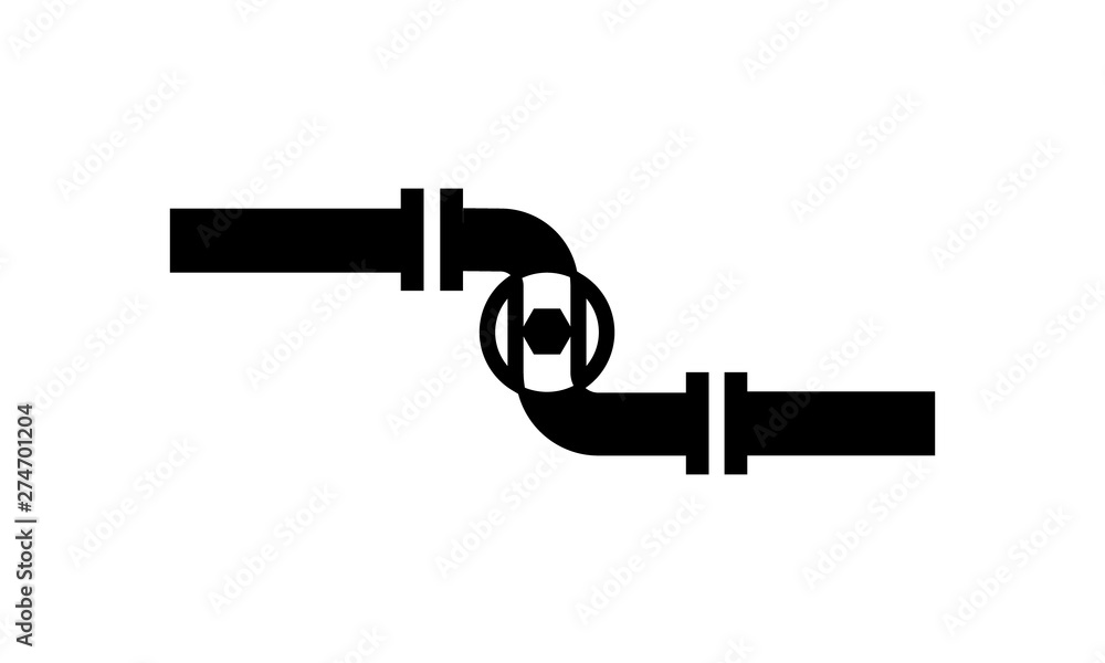 clogging tube icon. Plumbing element icon. Premium quality graphic ...