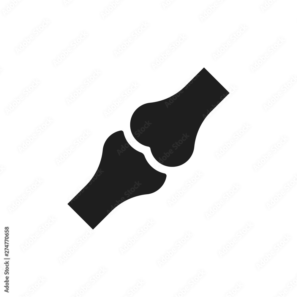 Joint icon. Vector illustration. Flat design. Stock Vector | Adobe Stock