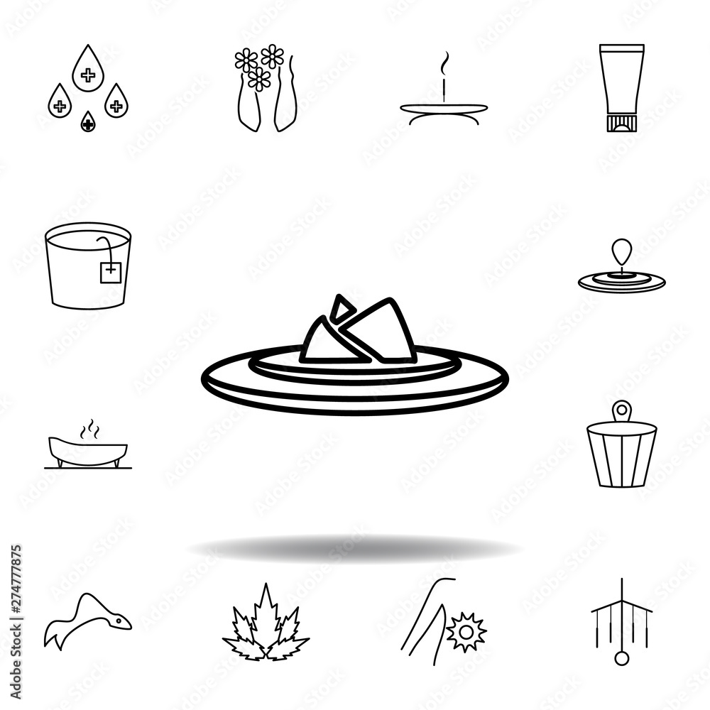 logo spa relax outline icon. Detailed set of spa and relax ...