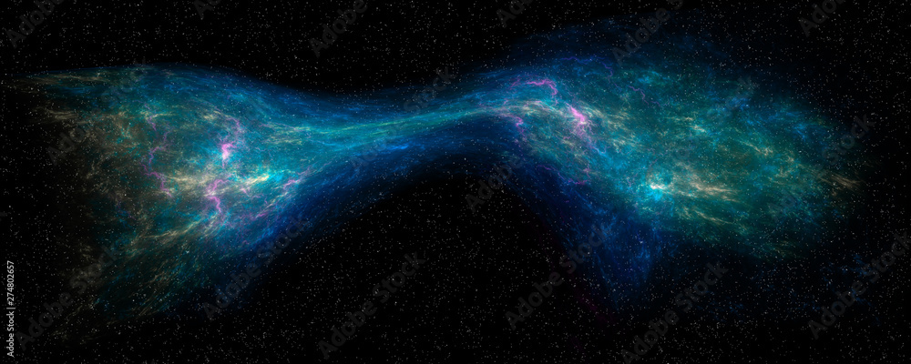 Extremely detailed and realistic high resolution illustration of two ...