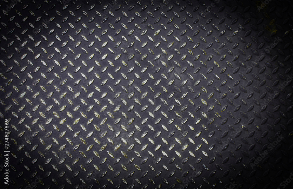 Steel sheet pattern background image for walkways Stock Photo | Adobe Stock