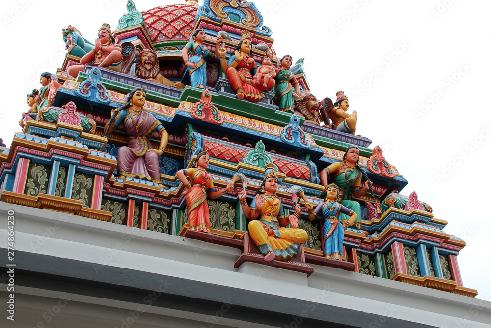 Foto de hindu temple (Sri Srinivasa Perumal) in singapore do Stock ...