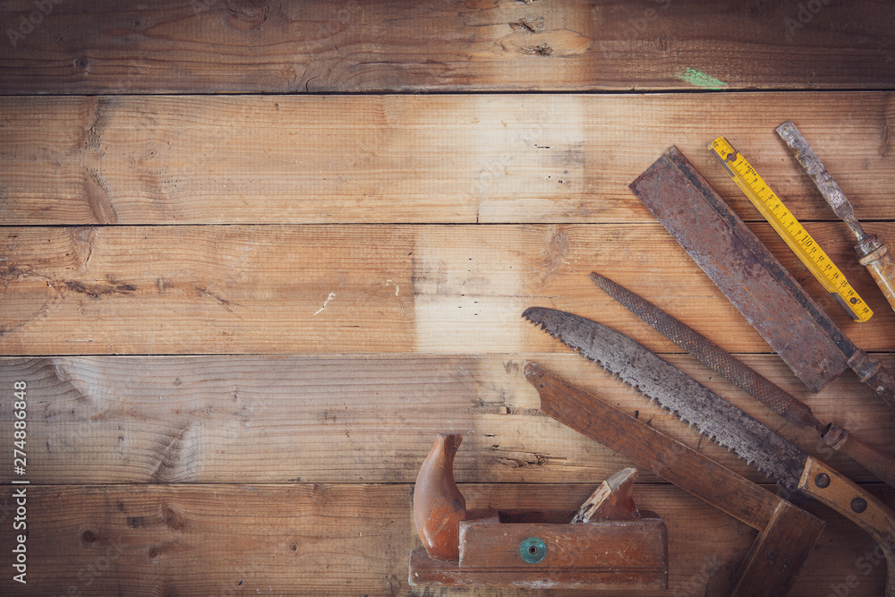 vintage tool background Stock Photo | Adobe Stock