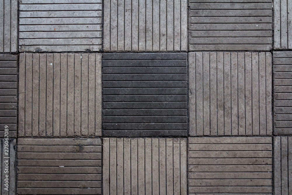 Concrete tile texture. City pavement background. Abstract stone brick ...