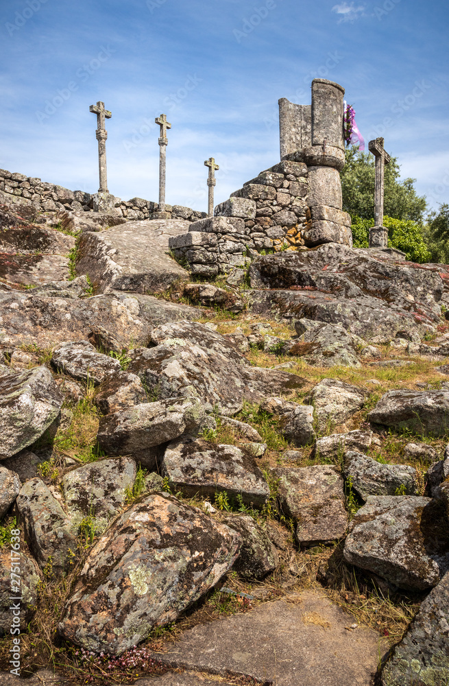 Calvary of Arouca, built on a rocky massif and constituted by a pulpit ...