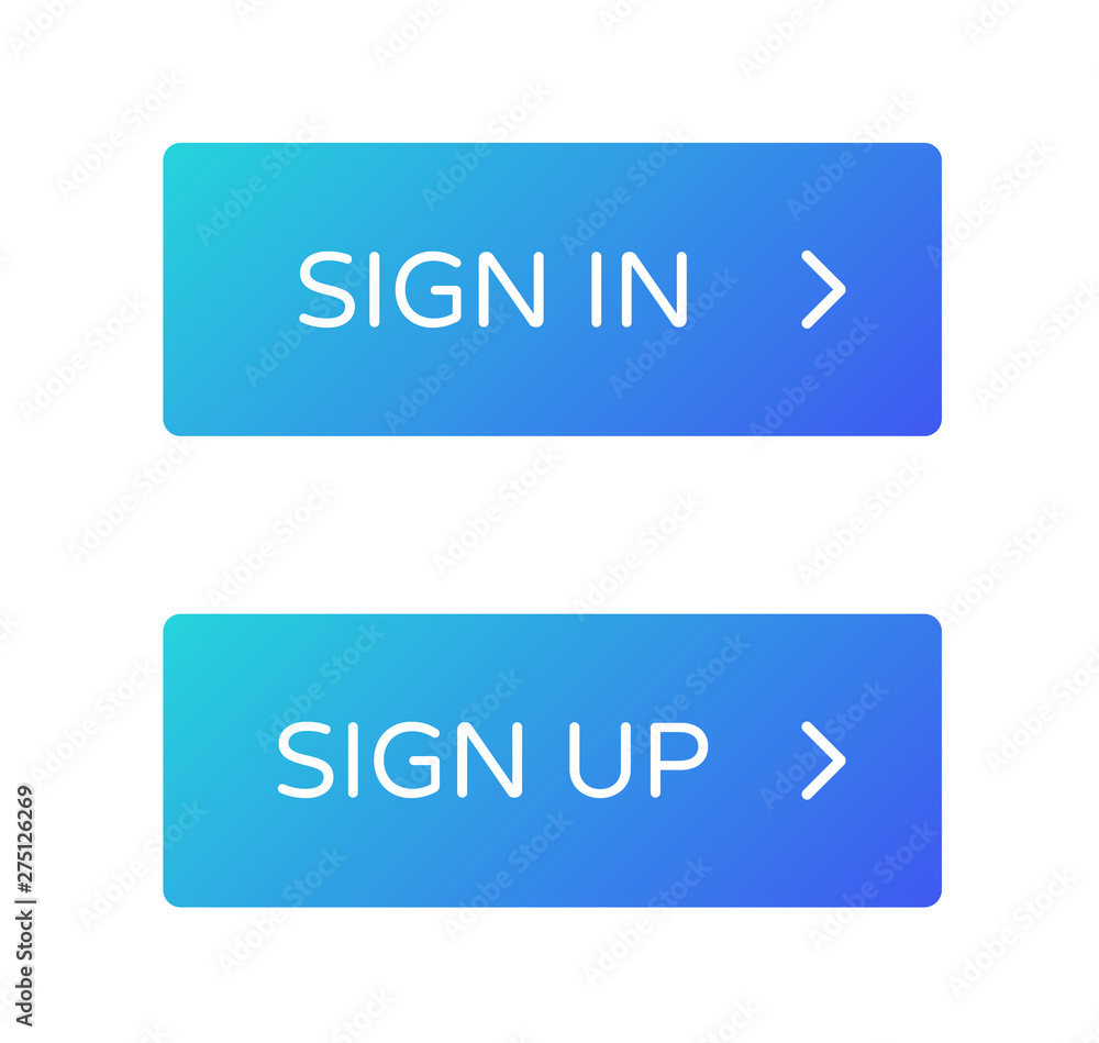 sign in sign up web buttons set. outline and filled ui web buttons in ... sign in sign up web buttons set. outline and filled ui web buttons in ...