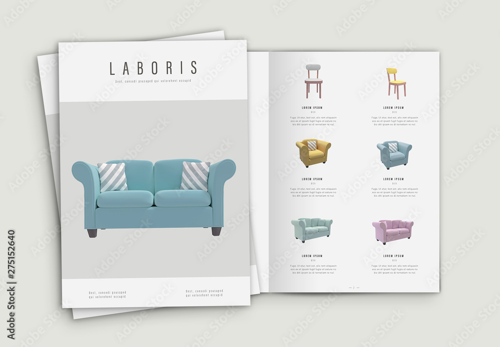 Product Brochure Layout Stock Template | Adobe Stock