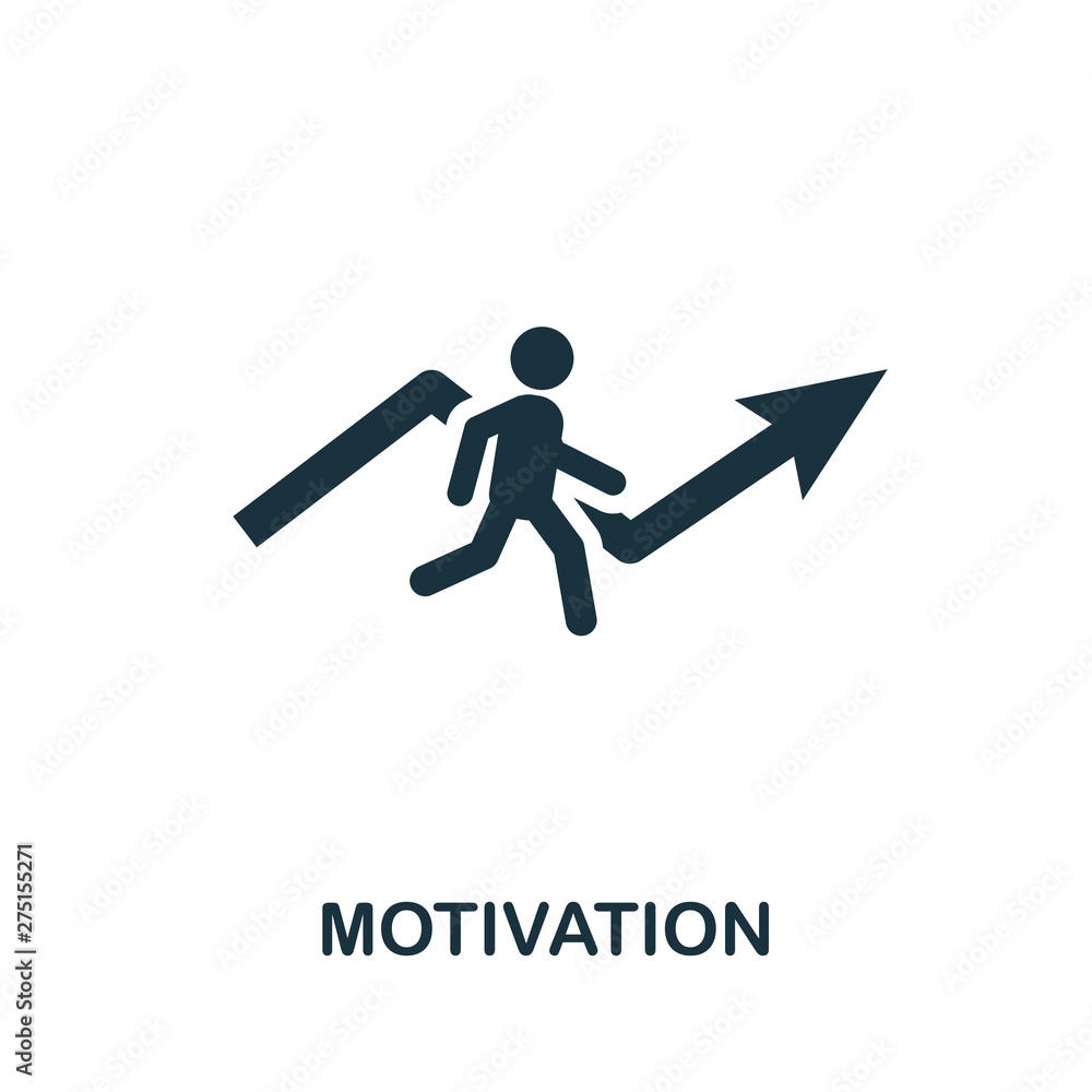 Motivation vector icon symbol. Creative sign from gamification icons ...