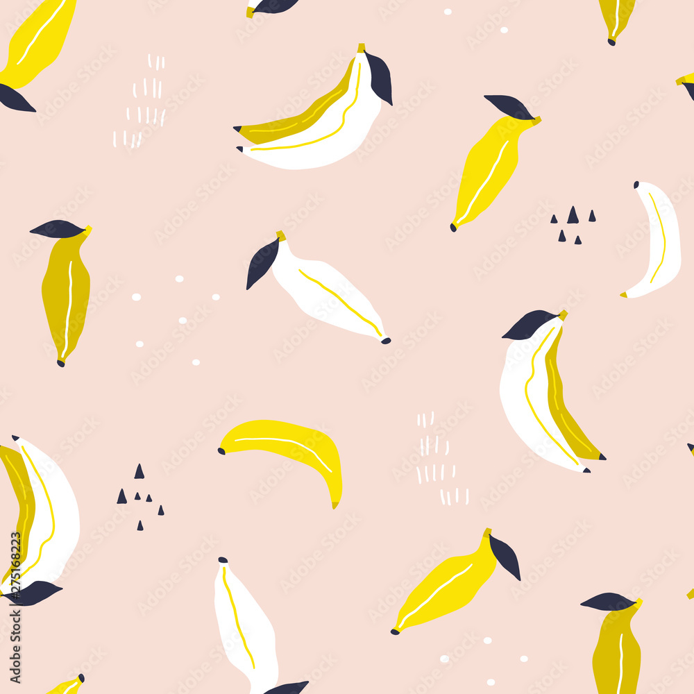 Banana Pattern Fabric