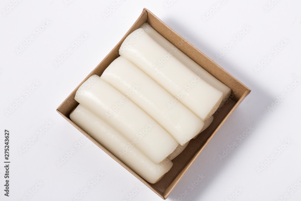 Korean bar rice cake. Korean traditional food. Stock Photo | Adobe Stock