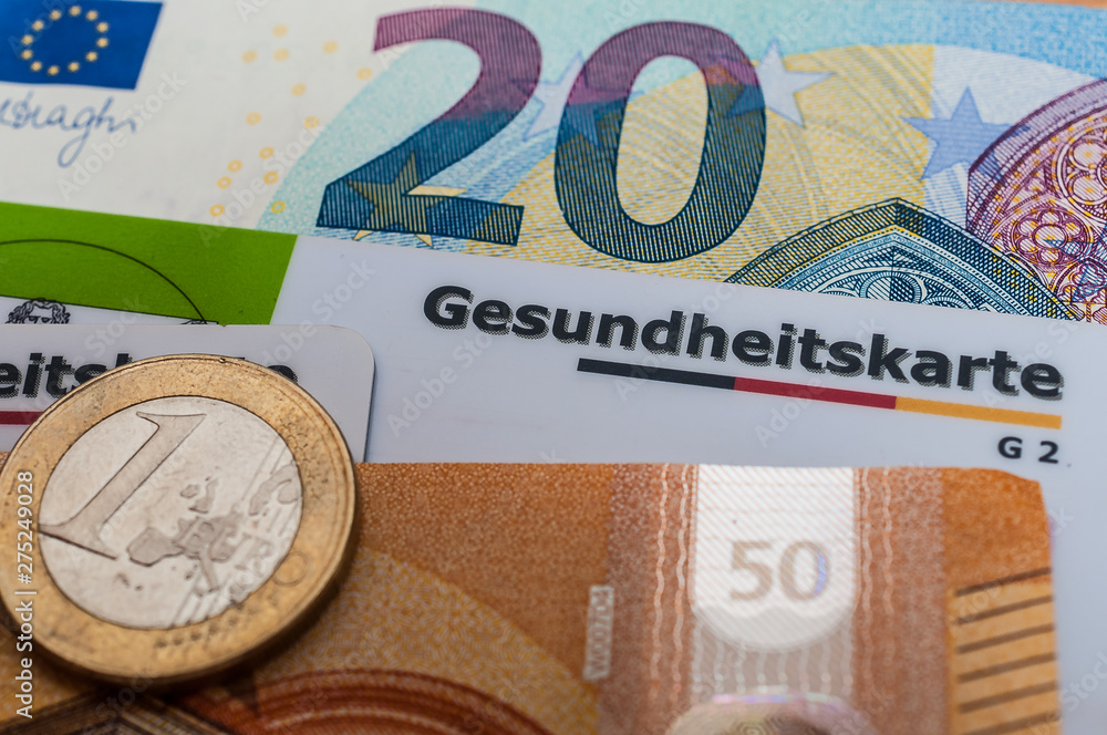 Gesundheitskarte der Krankenkassen in Deutschland Stock Photo | Adobe Stock