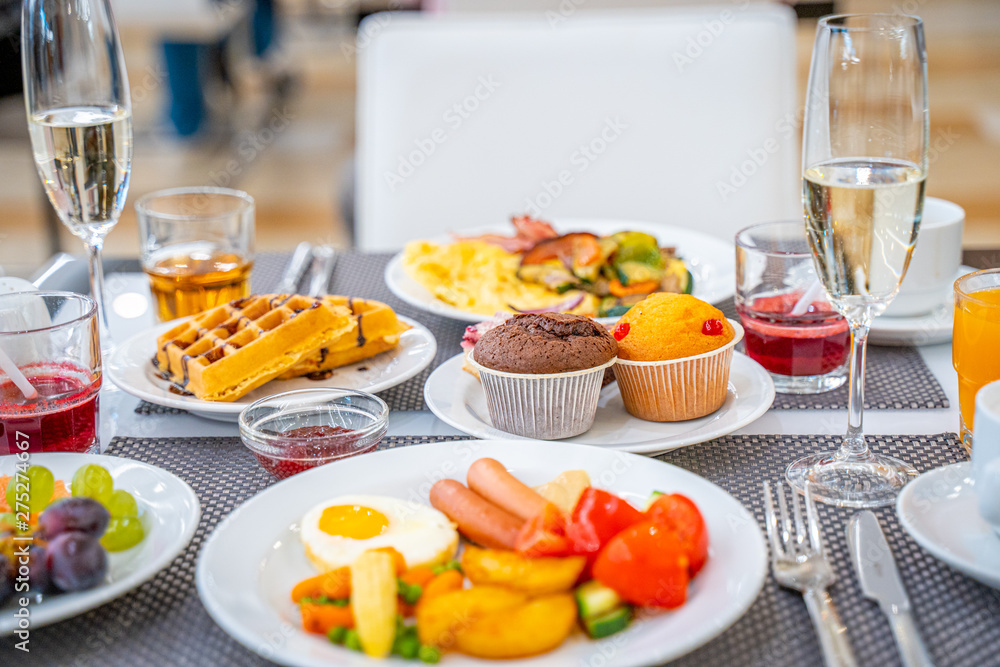 Luxury Hotel Breakfast