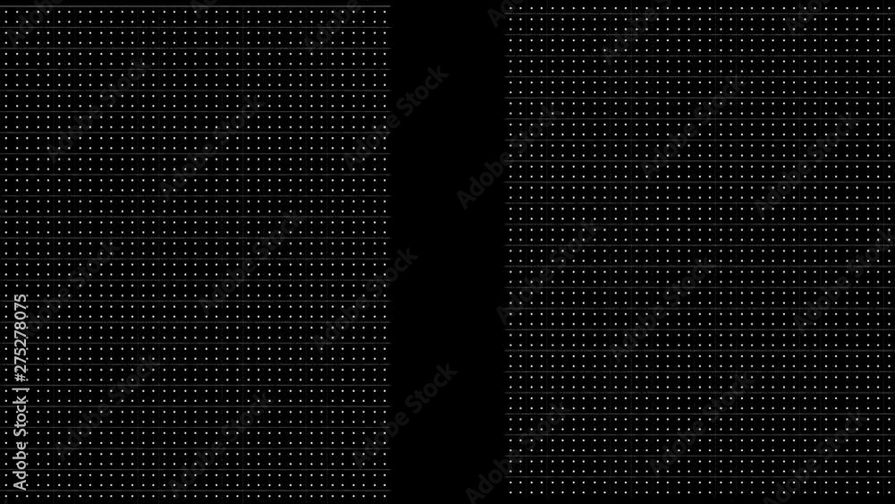 Two identical graphic patterns Black and White with geometric figures ...