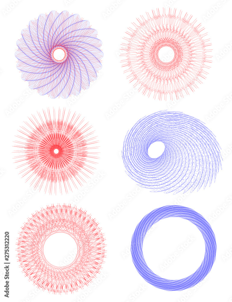 Guilloche Pattern Metal