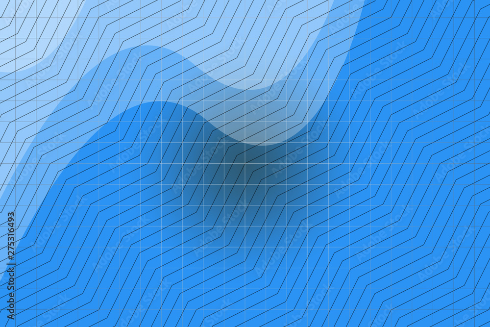 abstract, blue, design, illustration, wave, light, lines, digital ...