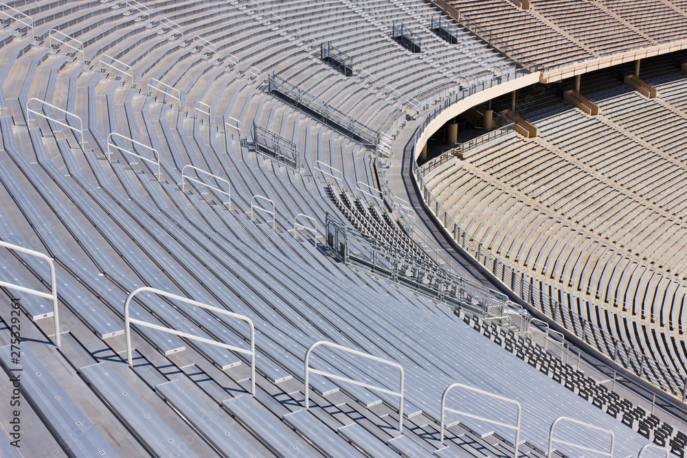 Stadium Bleachers Stock Photo | Adobe Stock