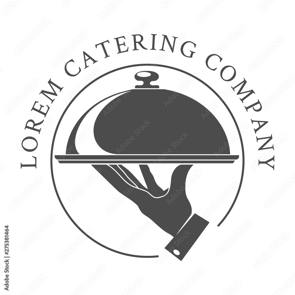 Catering logo emblem Stock Vector | Adobe Stock
