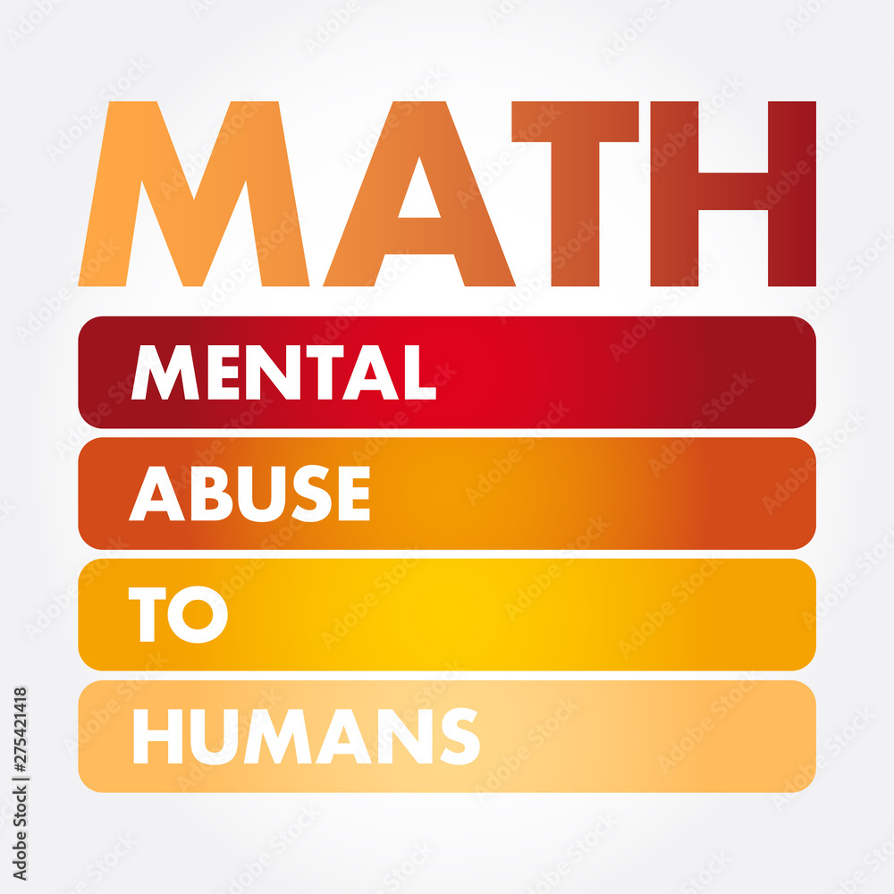 Math Mental Abuse To Humans Wallpaper