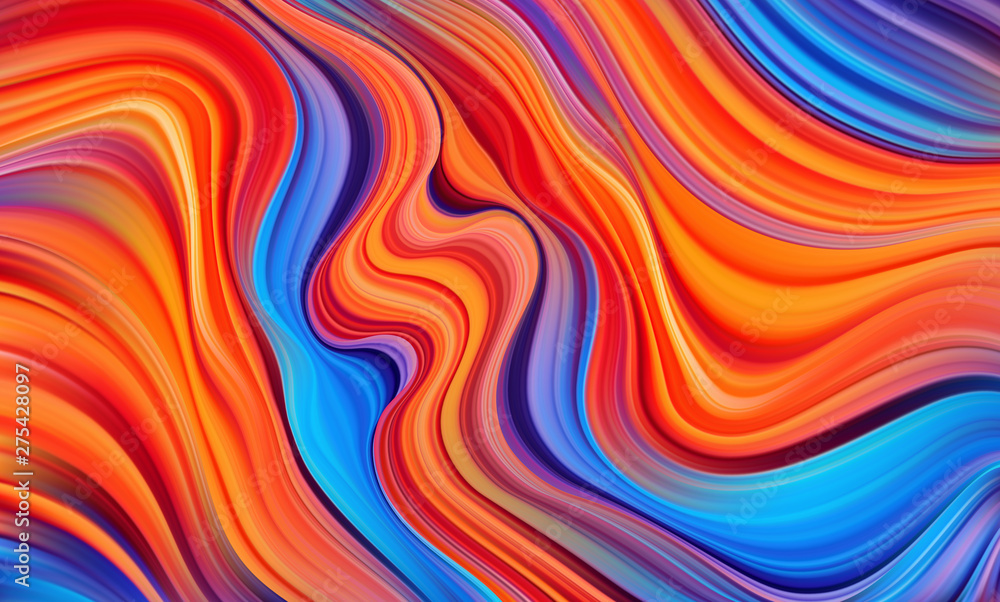 Vector Modern colorful flow background. Wave color Liquid shape ...