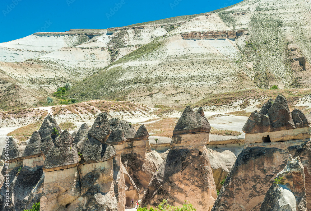 Turkey, Goreme National park and the rock sites of Cappadocia, hoodoos ...