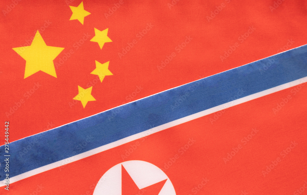 Concept of Bilateral relationship between two countries showing with ...