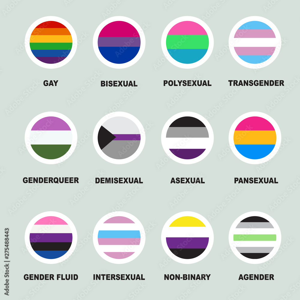 gay flag Stock Vector | Adobe Stock