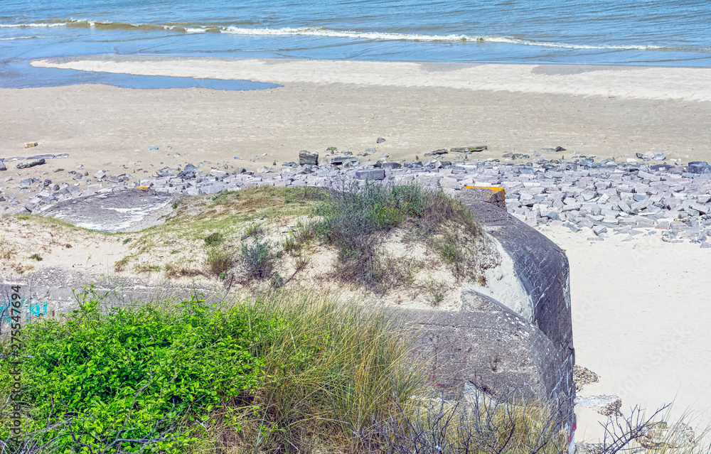 Photo & Art Print Dunkirk Beaches Bunkers - remains of a WW2 Nazi ...