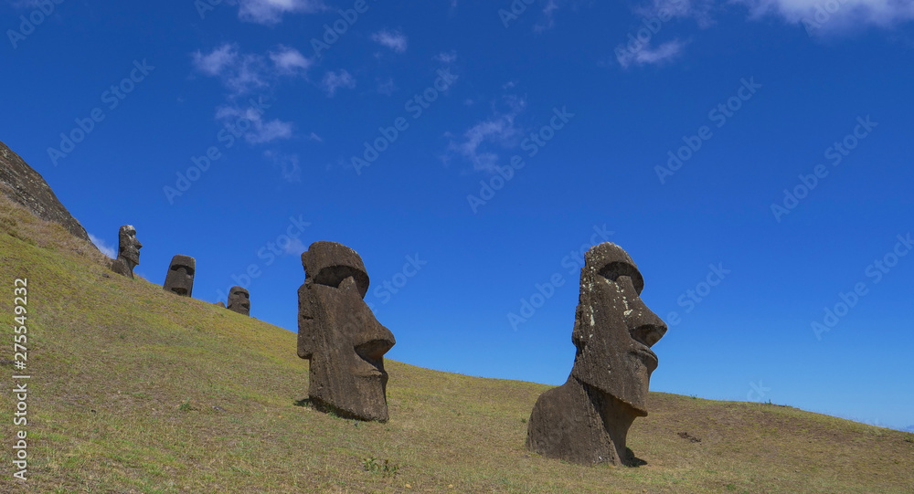 LOW ANGLE: Spectacular view of legendary monolithic structures called ...