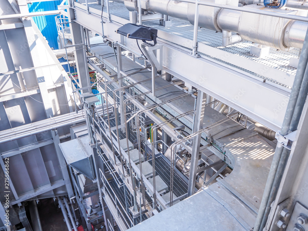 Conduit and cable tray was installed in power plant which popular in ...