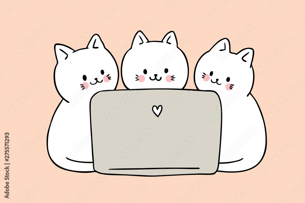 Cute Computer Cartoon
