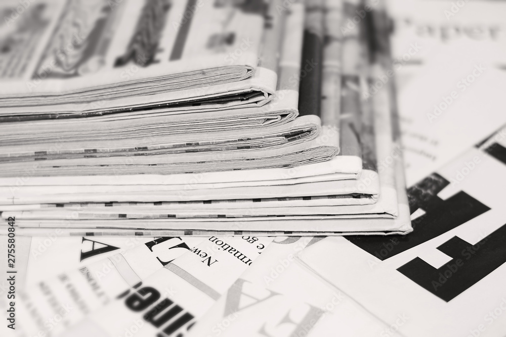 Scattered Newspapers